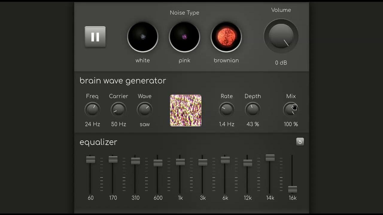 Noise-generator - генератор помех и шумов онлайн - YouTube