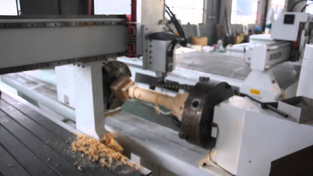 OMNI CNC Router 1325 with Rotary Device - YouTube