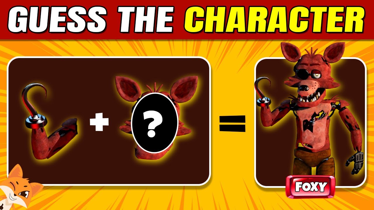 Guess The FNAF Character by Voice and Head & Hand - Fnaf Quiz | Five ...