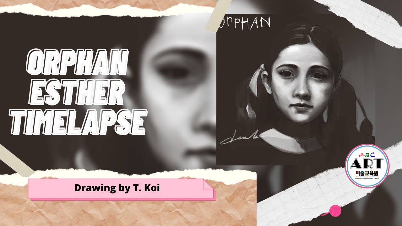 Orphan Esther Speed Drawing - YouTube