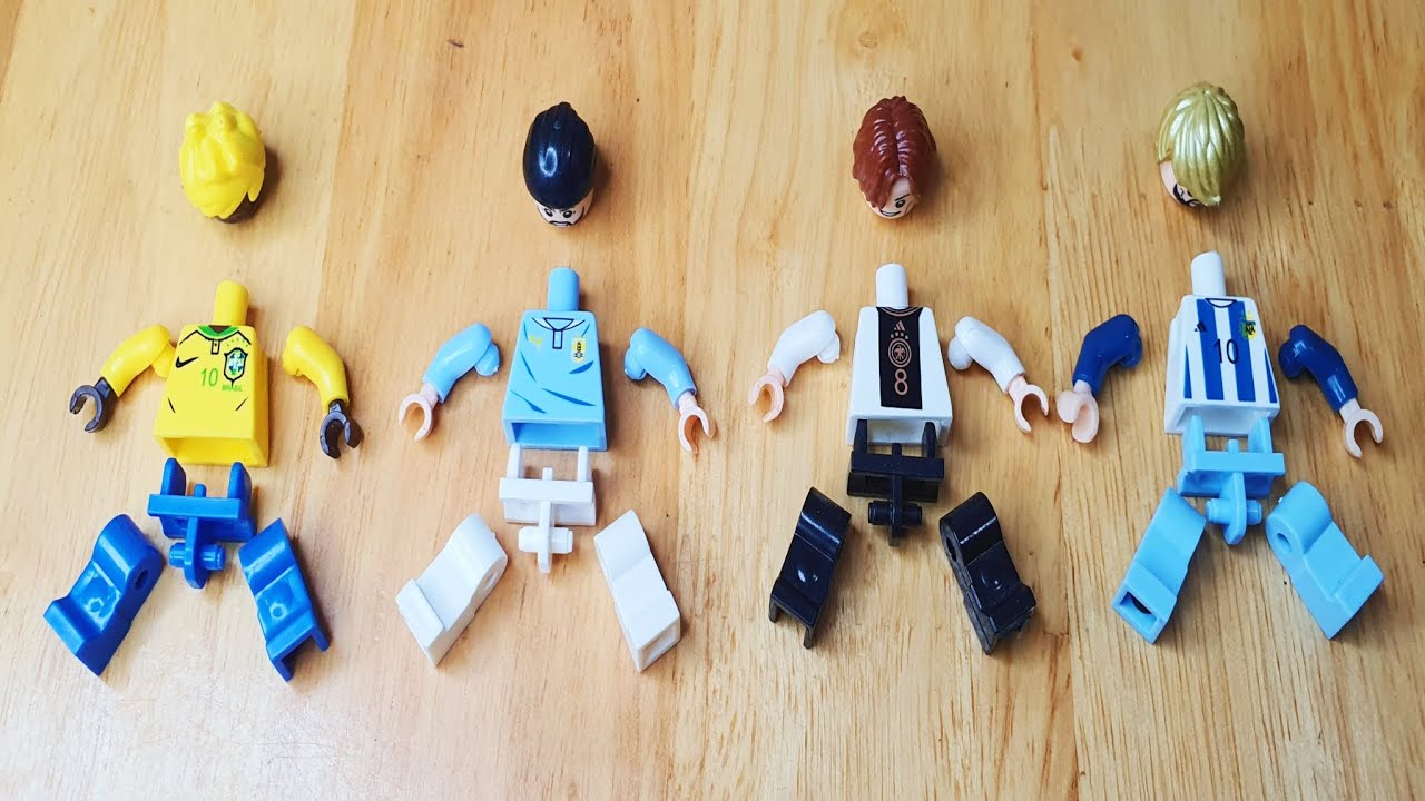 Built Lego Football player at fifa world cup l minifigures lego ...
