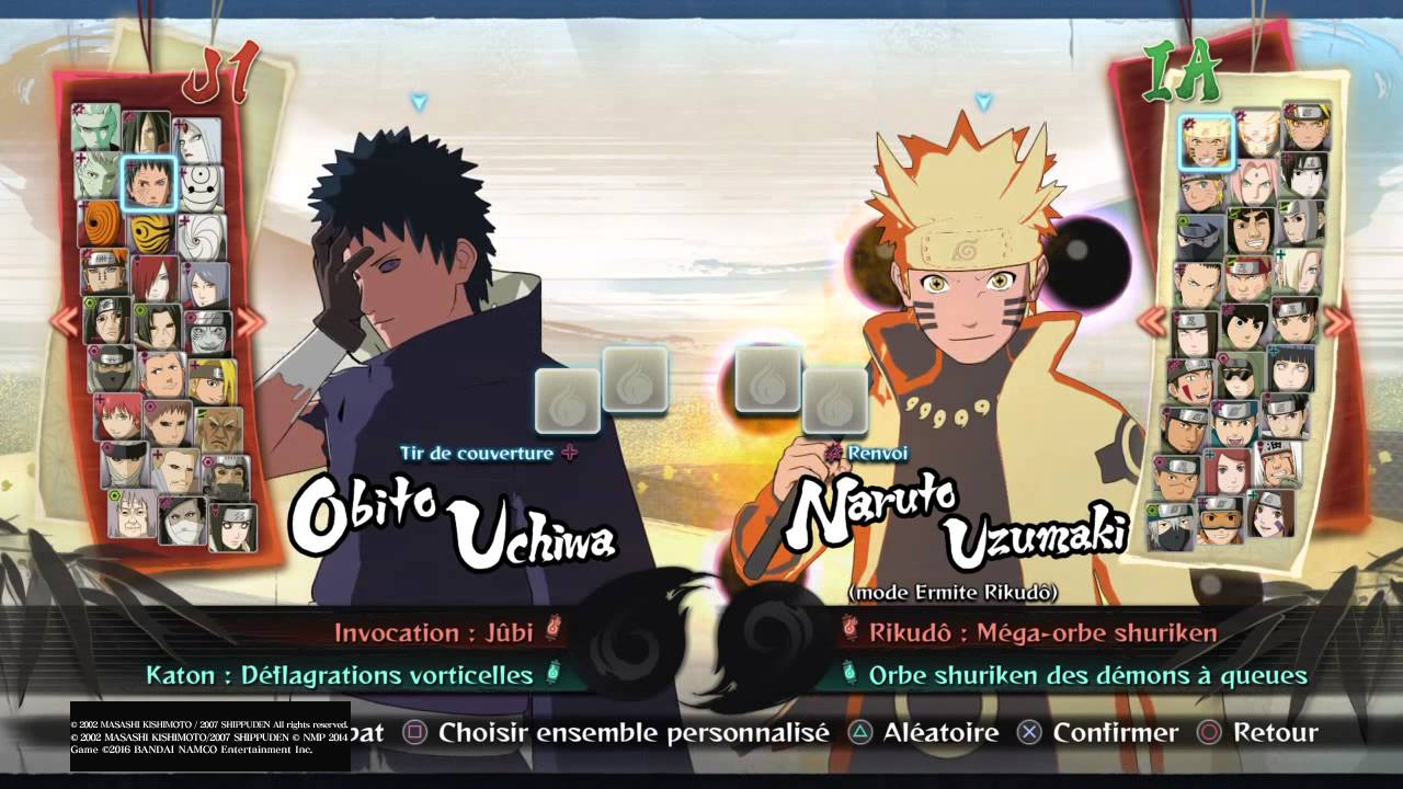naruto shipuden ultimate ninja storm 4 tou les personnage avec ...