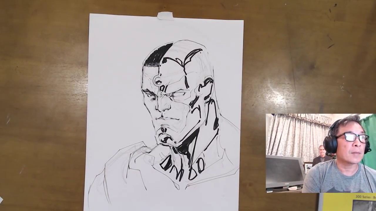 CYBORG! FAIRCHILD! Artstream with Jim Lee - YouTube