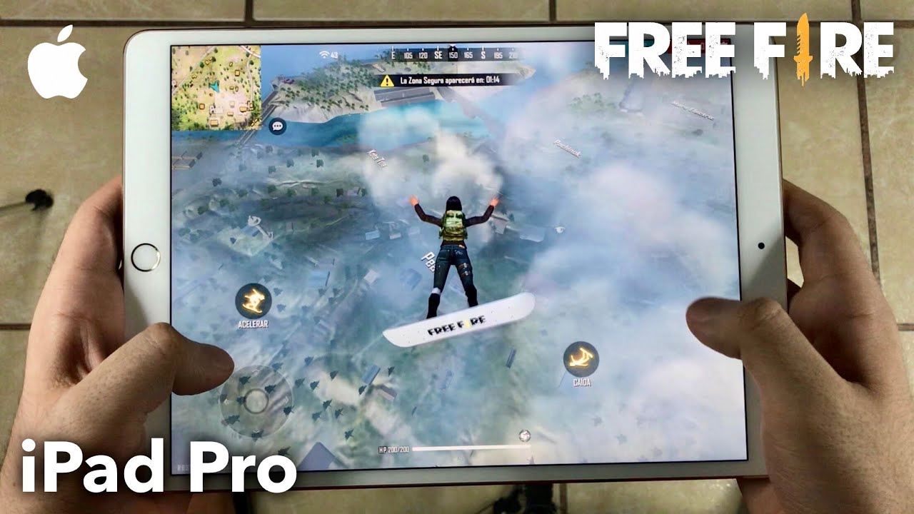 Así se Juega Free Fire en un iPad Pro 10.5 con Gráficos en Ultra y Alta ...