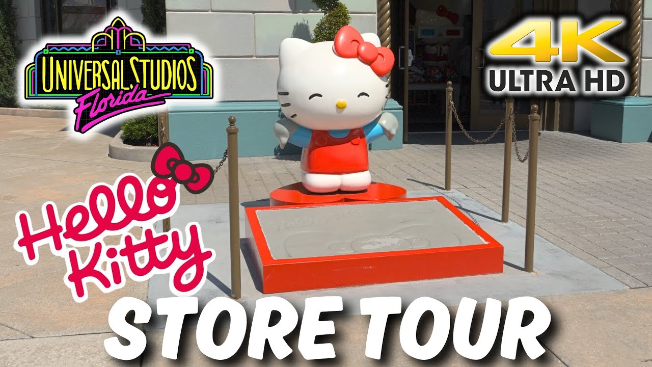 Hello Kitty Store Tour at Universal Studios Orlando Florida - YouTube