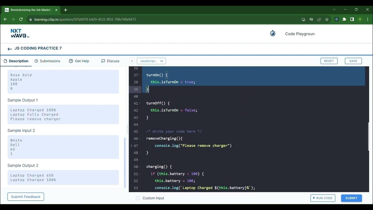 JS Coding Practice 7 | Prototypes and Classes | JavaScript Essentials | NxtWave | ccbp 4.o - YouTube