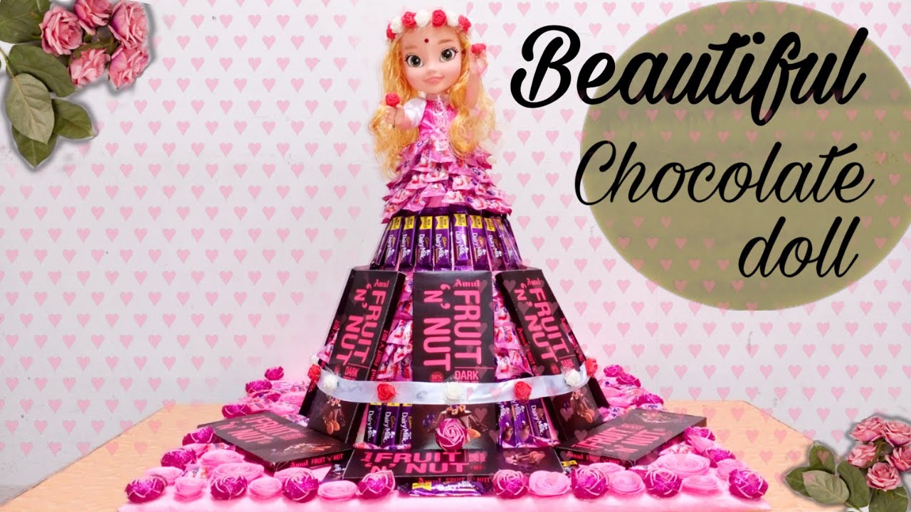 🍫Chocolate doll😍how to make chocolate doll😍barbie chocolate doll😋DIY ...