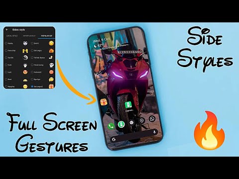 How to Change Full Screen Gestures Swipe Style ! in Any Android Devices ...