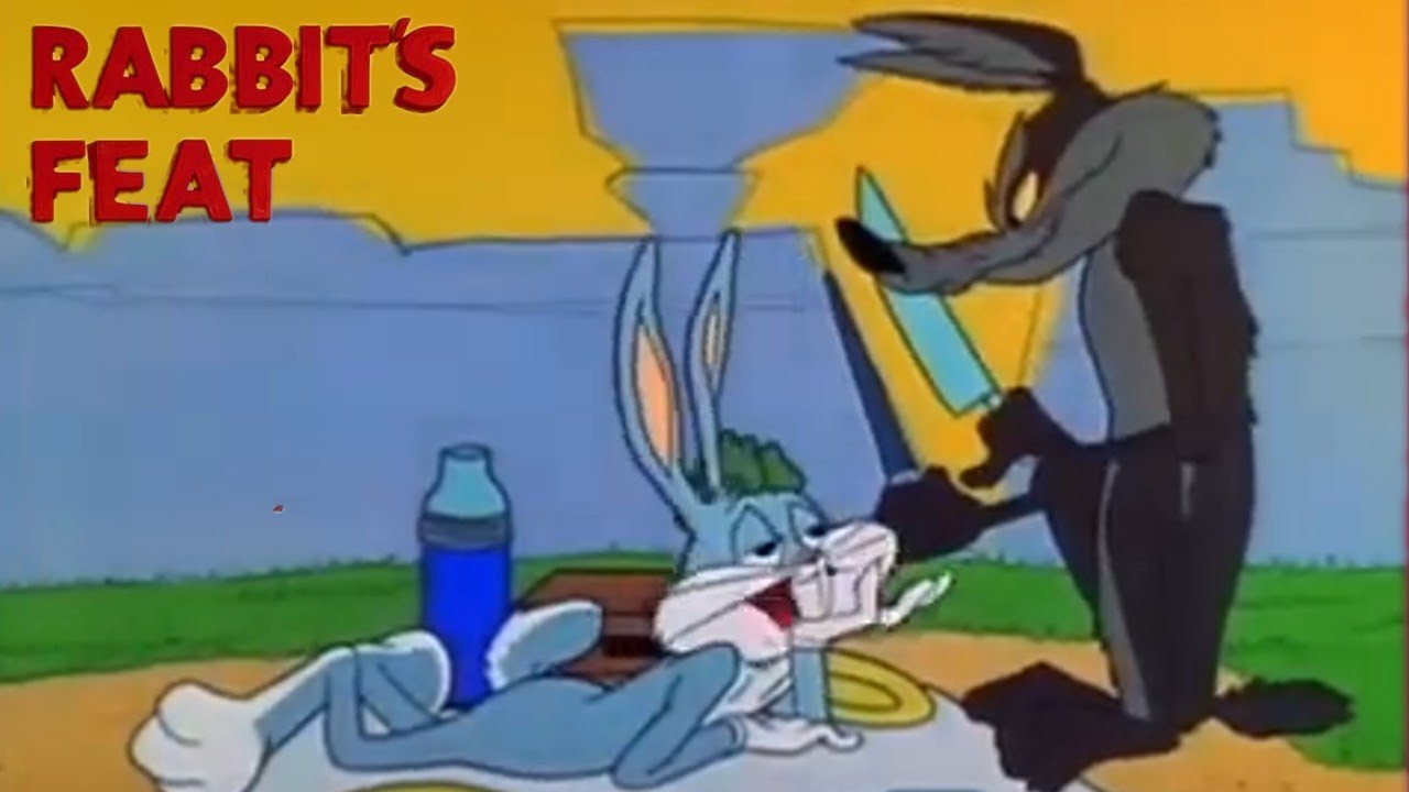 Rabbit's Feat 1960 Looney Tunes Bugs Bunny and Wile E. Coyote Cartoon ...