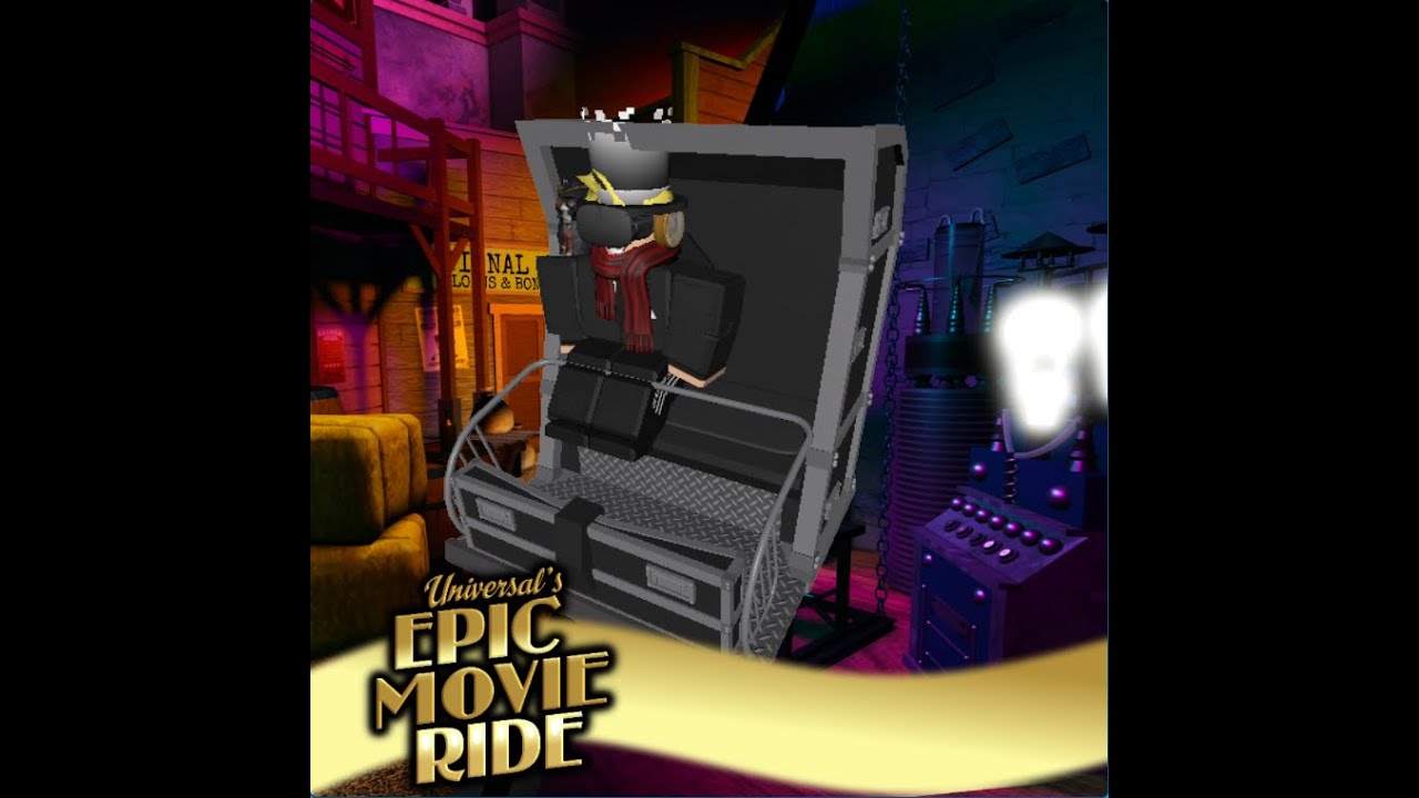 Epic Movie Ride Universal Roblox Theme Park - YouTube