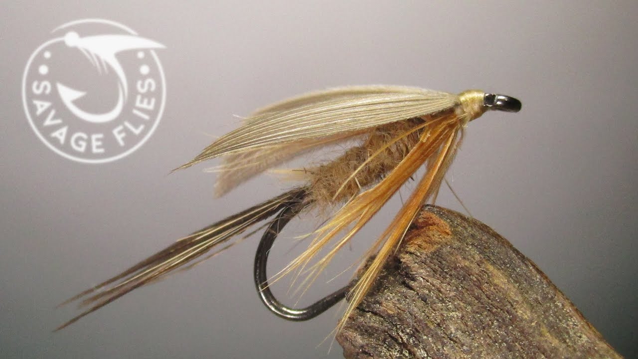 Tying a classic March Brown (wet fly pattern) - YouTube