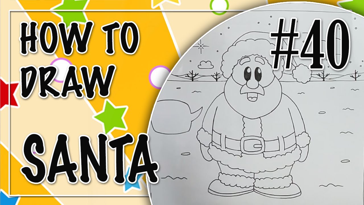 How to draw SANTA - Episode #40 You CAN Draw! - YouTube