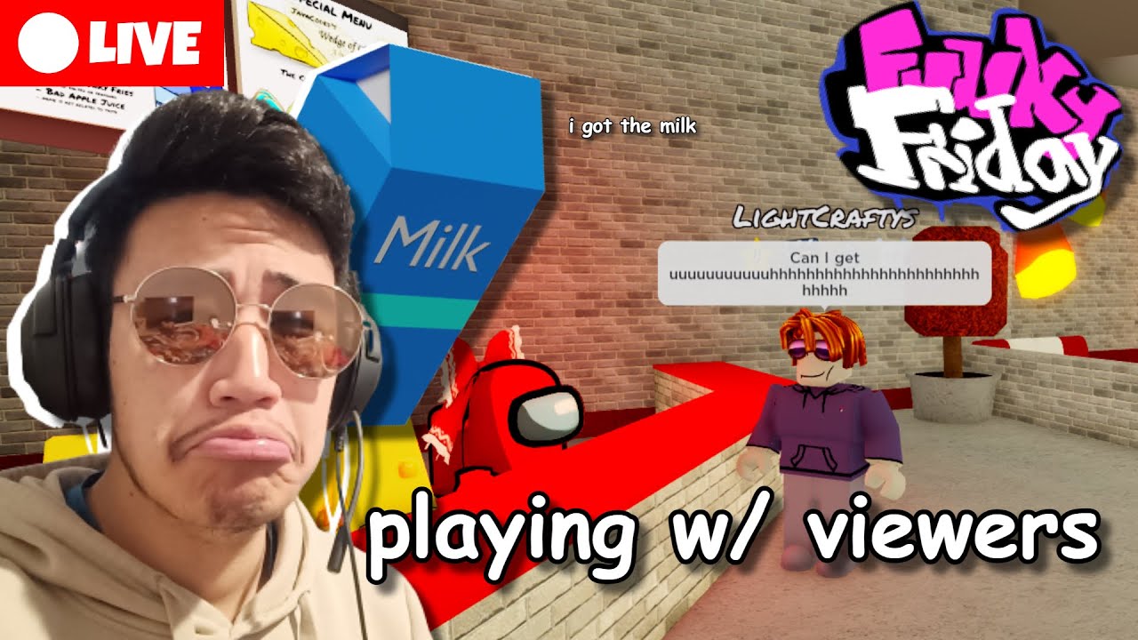 THE FINAL FUNKY FRIDAY LIVE w/ Viewers (Funky Friday Stream + Minecraft ...