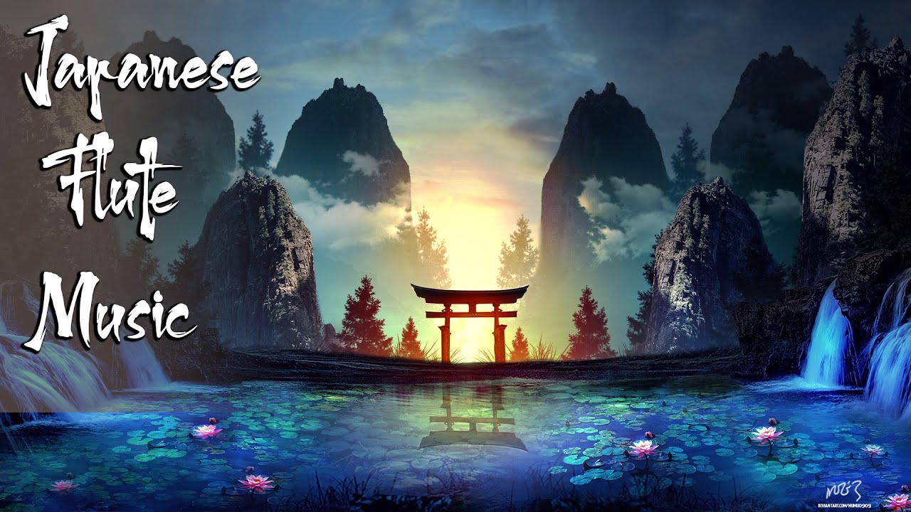 Japanese Temple on Top of Mountain - Japanese Flute Music For Healing ...