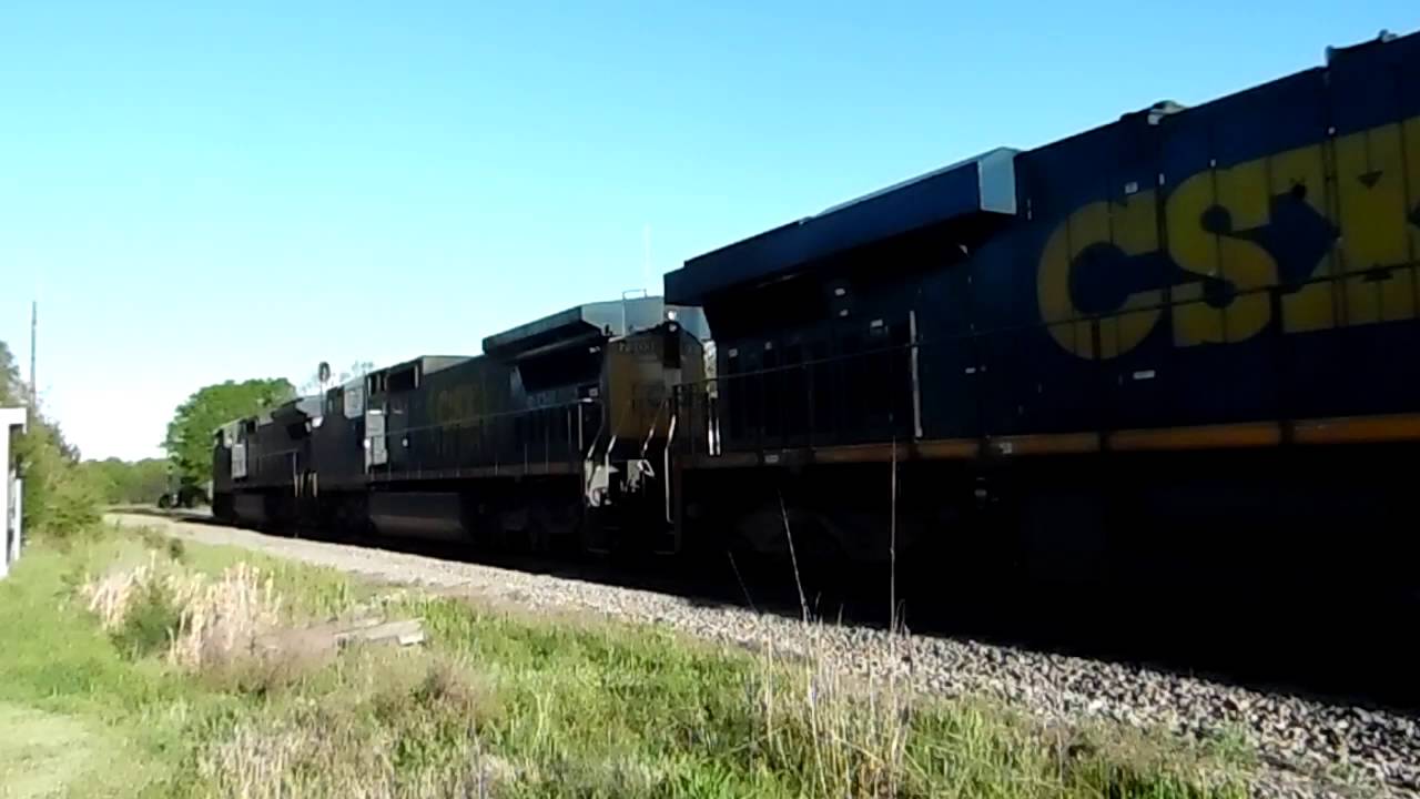 CSX Q696 with a P5 Horn At SE Marshville, NC - YouTube