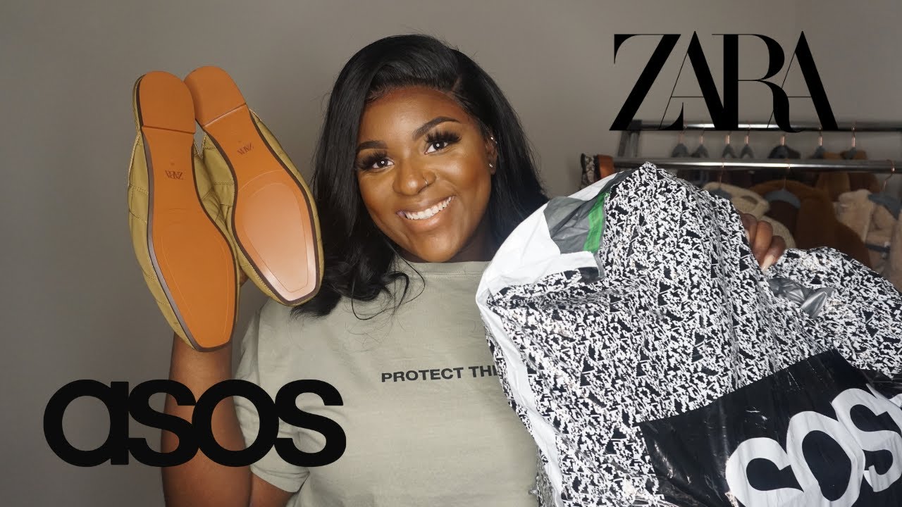 ZARA x ASOS | 2021 CLOTHING & SHOE TRY ON HAUL | END OF WINTER HAUL ...