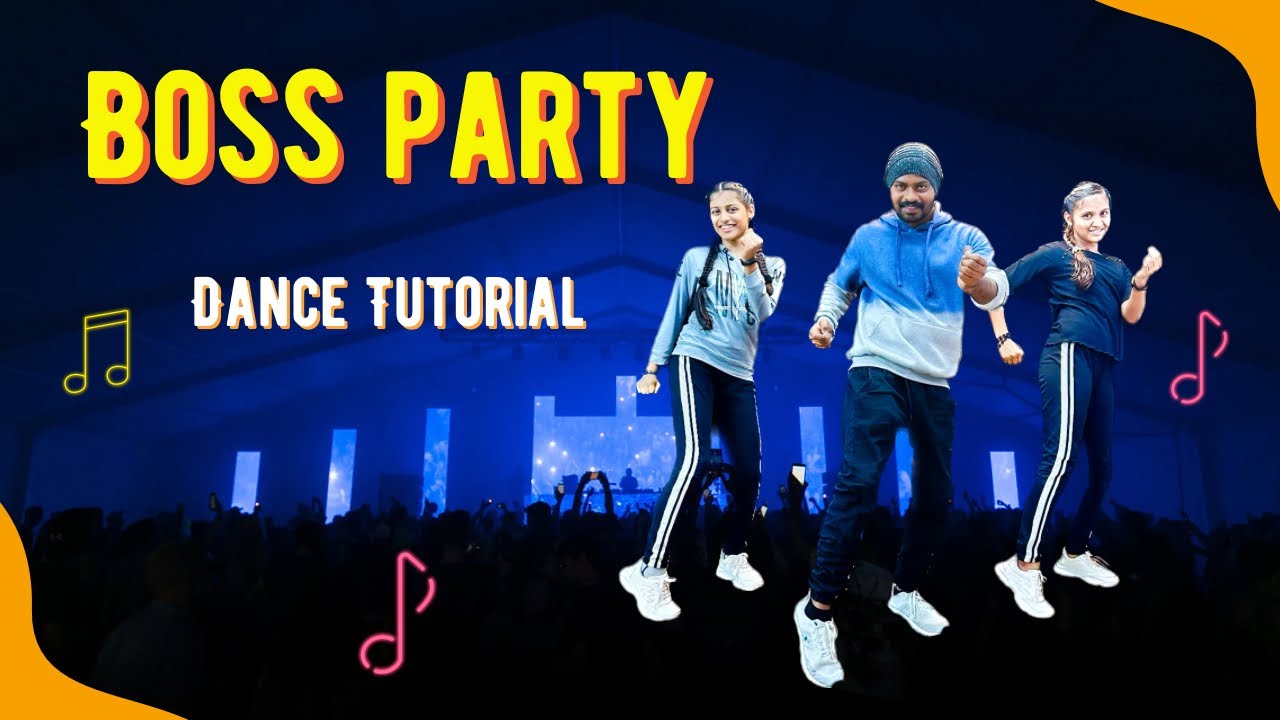Boss Party | Dance Tutorial | Waltair Veerayya | Megastar Chiranjeevi ...