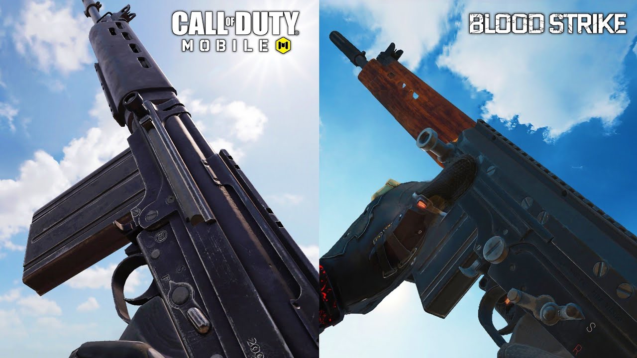 New FAL/LAG 53 AR Comparison in Bloodstrike Vs Cod Mobile - YouTube