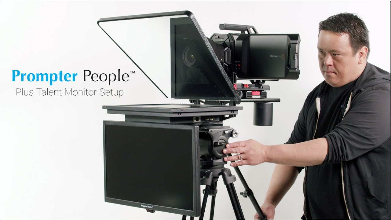 Prompter People | Talent Monitor Plus Model | Setup - YouTube