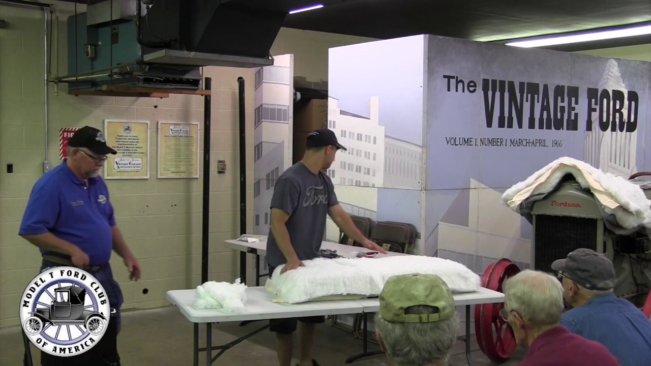 Ford Model T Seat Cushion Installation by Classtique Upholstery - YouTube