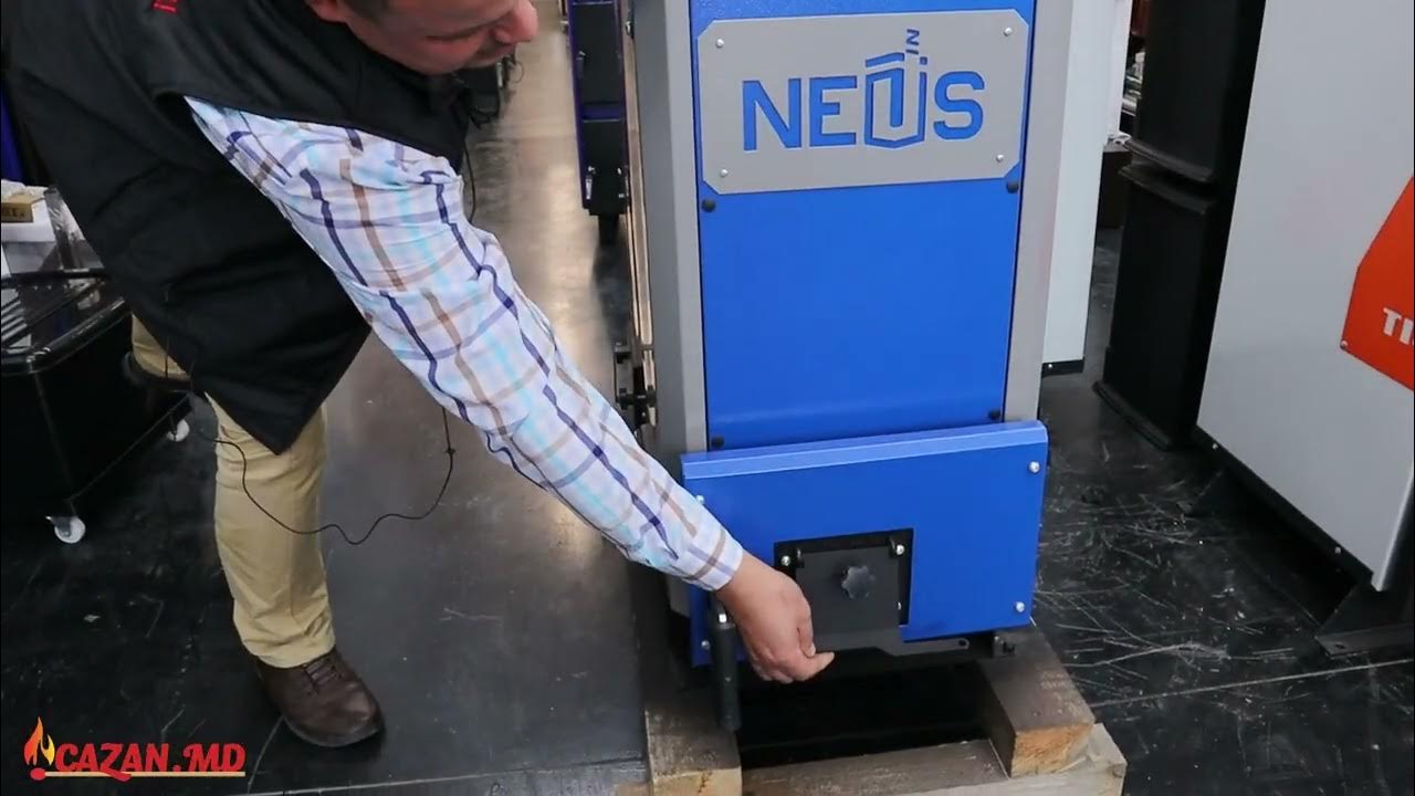 Super noutate în cadrul magazinelor Cazan.md, sunt cazanele de tip mină Neus - YouTube