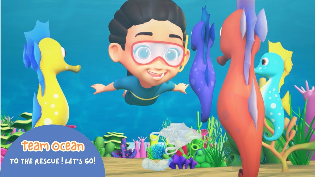 Save the Ocean with Sarah & the Seahorses! | Fun Learning for Kids ...