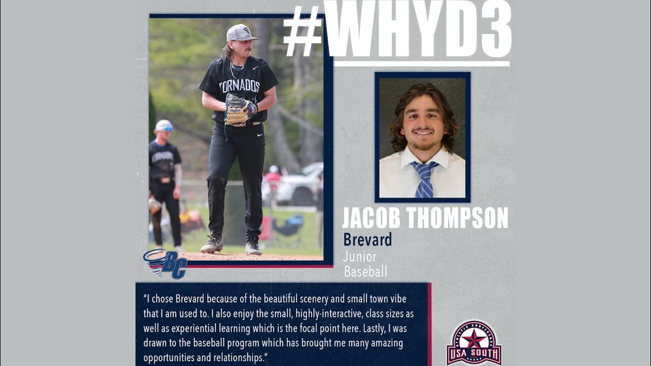 #WhyD3Wednesday: Jacob Thompson (Brevard) - YouTube