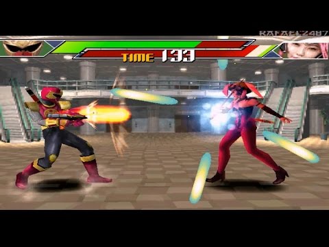 Ninpu Sentai Hurricaneger PS1 (Kabuto Raiger) Battle Mode HD - YouTube