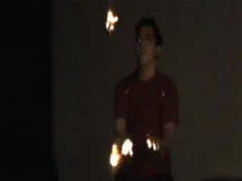 Fire Ball Juggling By Jugglin' Jim - YouTube