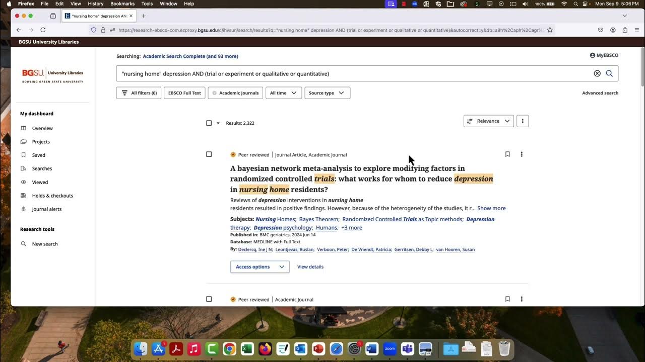 Empirical Research Articles Part 2: Finding empirical research articles in EBSCO - YouTube