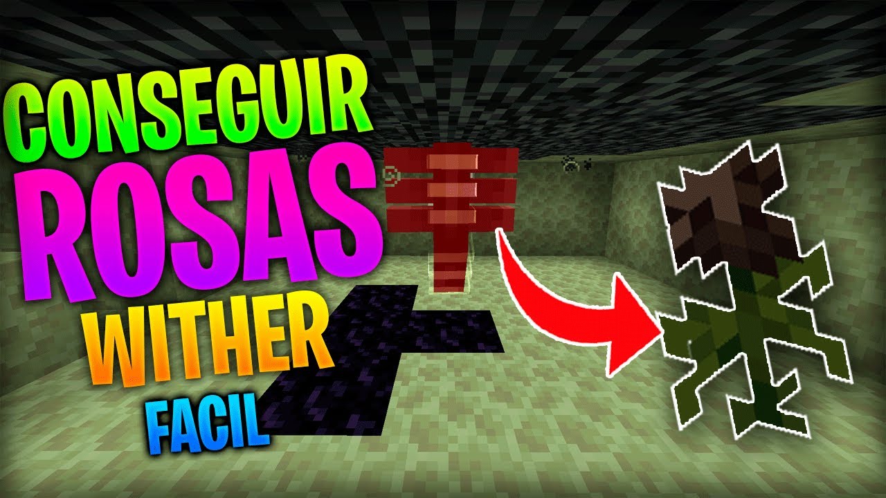 COMO CONSEGUIR ROSAS de WITHER MUY FACIL en MINECRAFT 1.19!!! - YouTube
