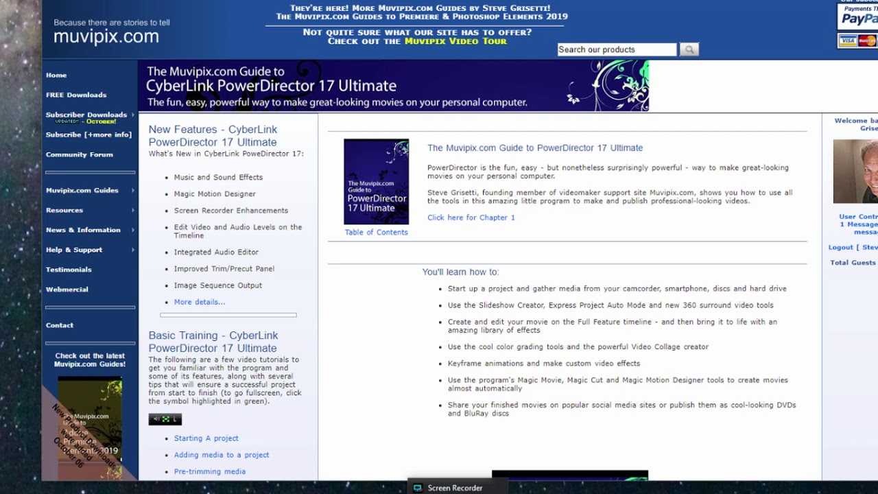 Using the PowerDirector Screen Recorder - YouTube