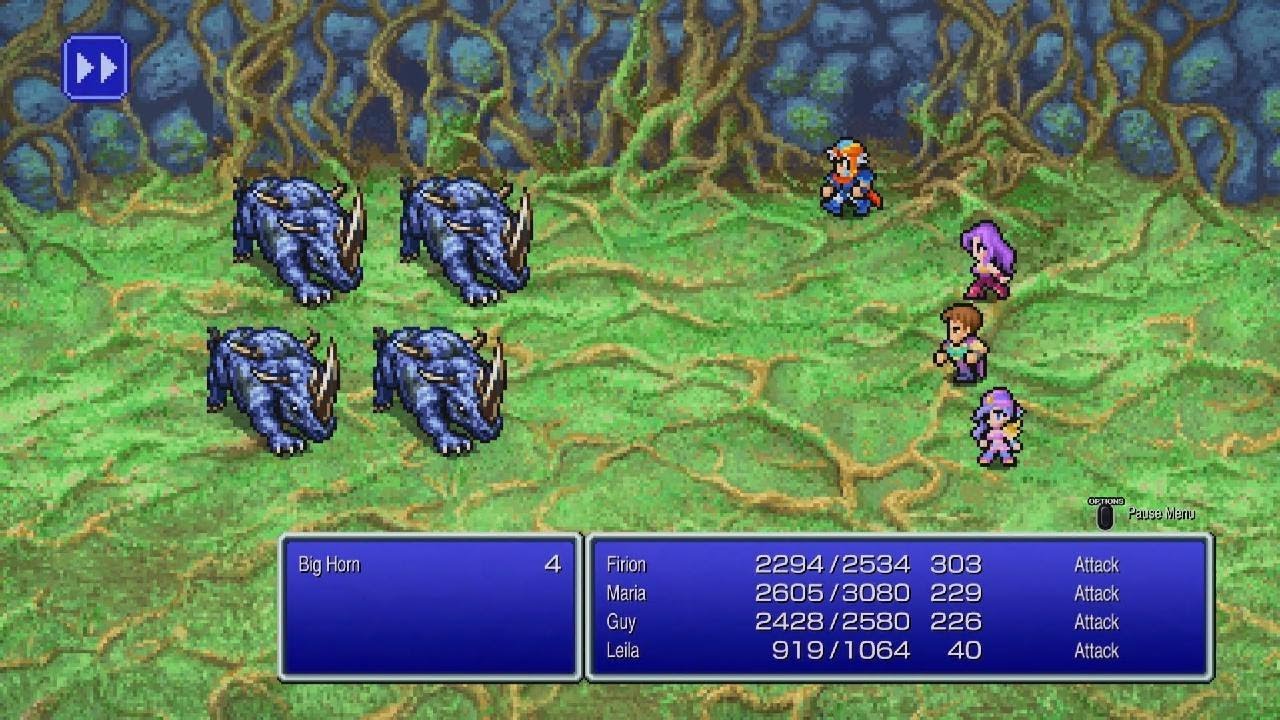 FINAL FANTASY II- Battle With Big Horns - YouTube