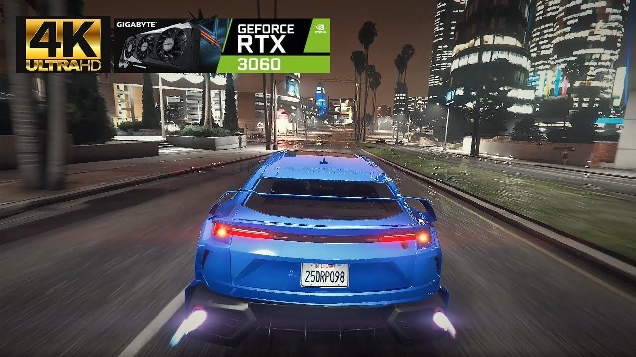 GTA V Maximum Graphics and Ray Tracing Gameplay on RTX 3060 4K 60 FPS ...