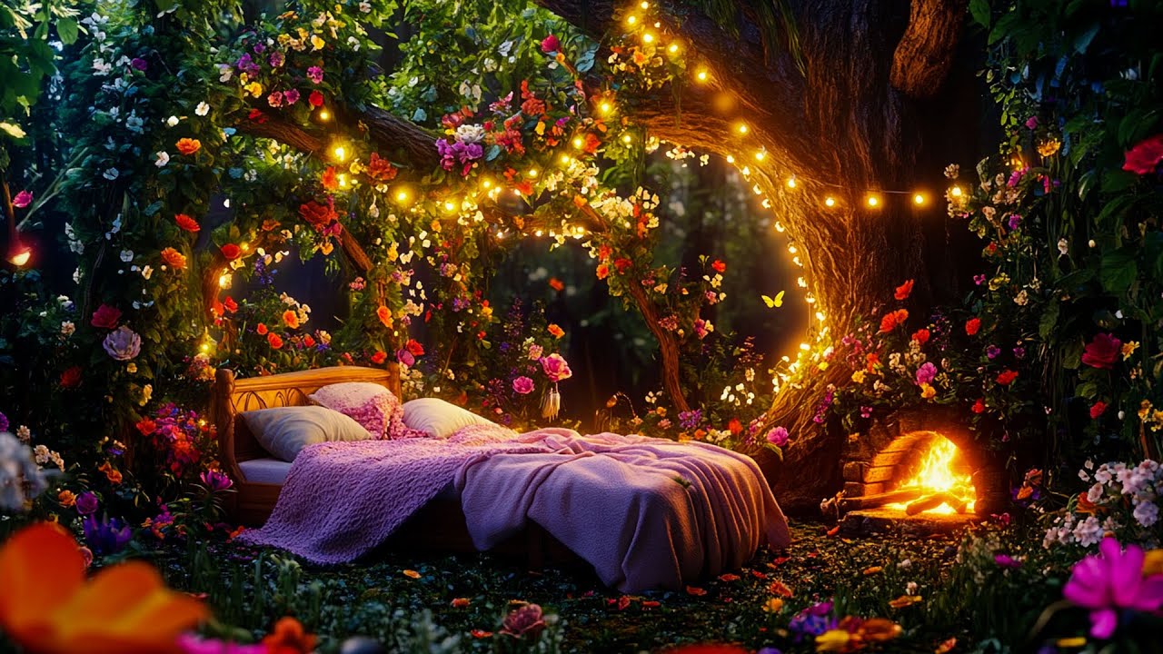 Magical Forest Retreat | Enchanting Fantasy Music & Nature Sounds for ...