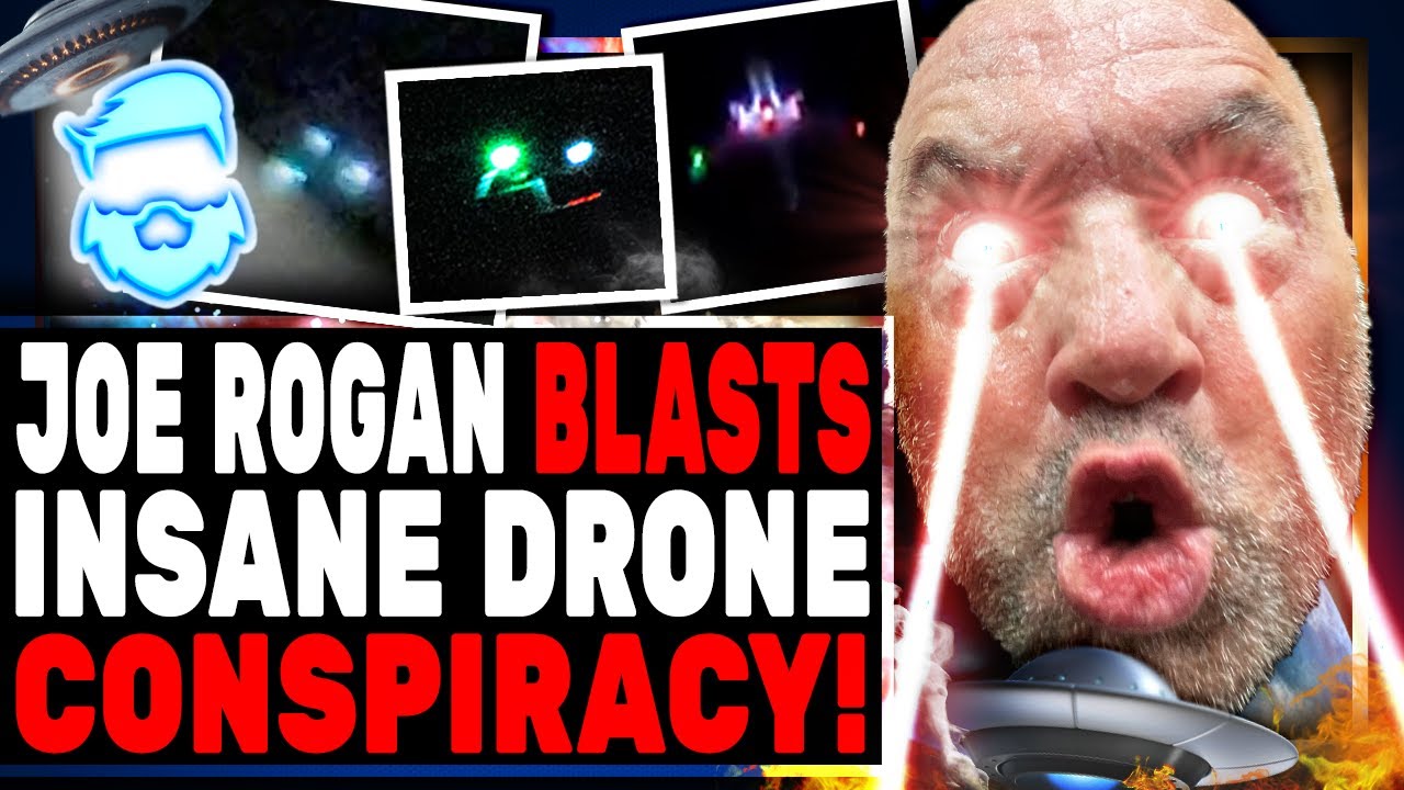 Joe Rogan BLASTS Mystery DRONES Spraying Chemicals, Firing Rounds It ...