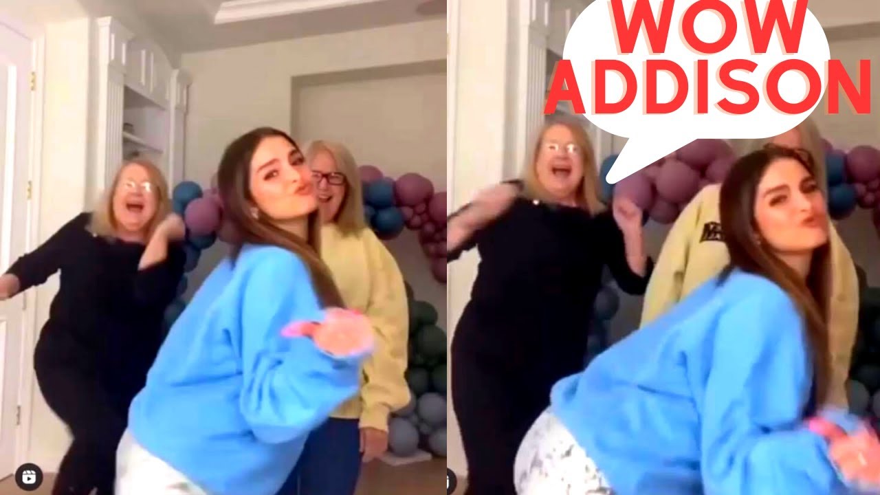 ADDISON RAE TWERKING INFRONT OF HER FAMILY! #Shorts - YouTube