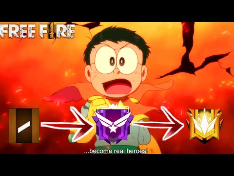 NOBITA RANK PUSH || BRONZE TO GRANDMASTER || NOBITA IN FREE FIRE || FT BELIEVER || BANPHA GAMING