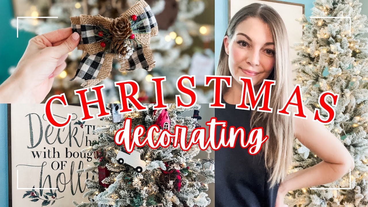 🎄NEW! 2023 CHRISTMAS DECORATE WITH ME / DECORATING FOR CHRISTMAS 2023 ...