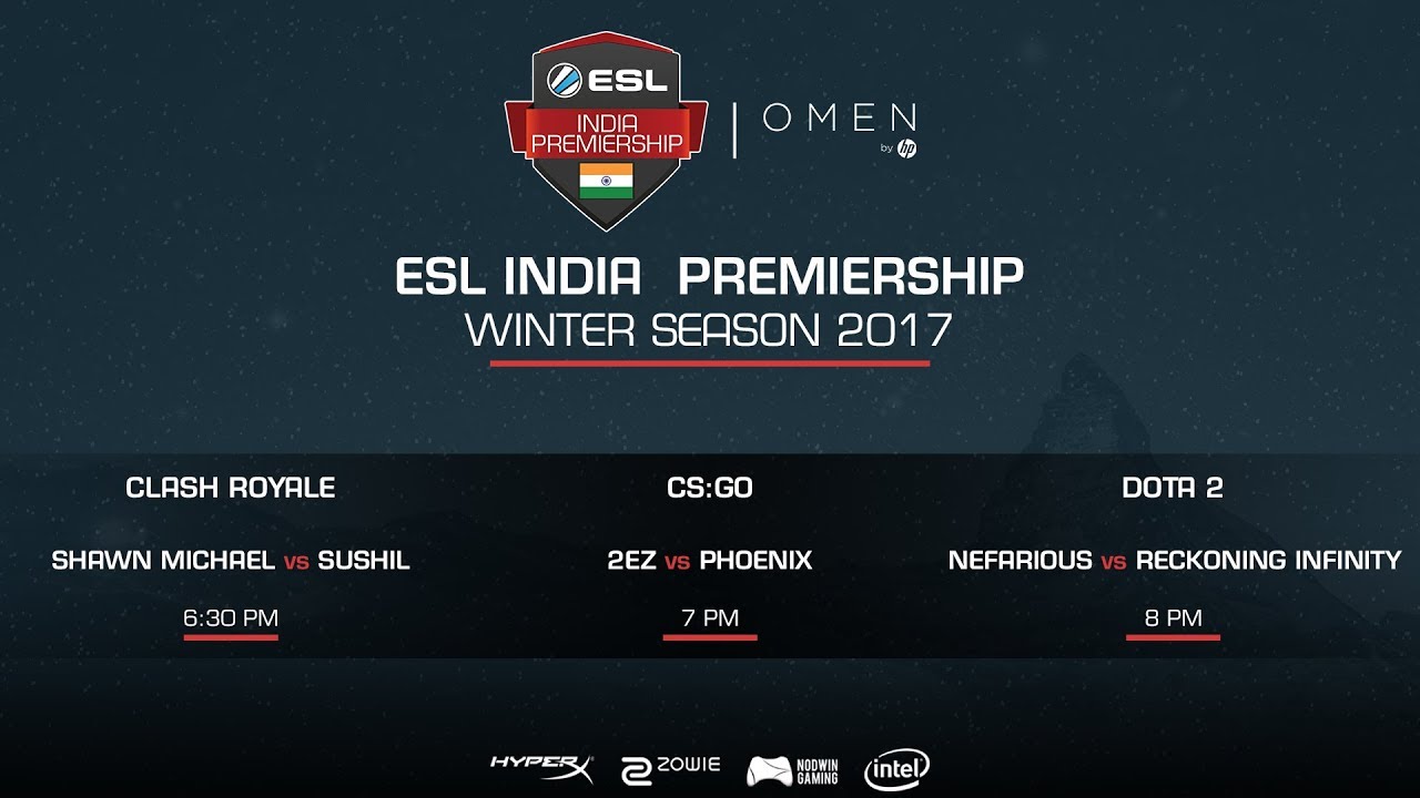 Omen By Hp | ESL India Premiership 2017 | Winter Season | Phase 3 | Day ...