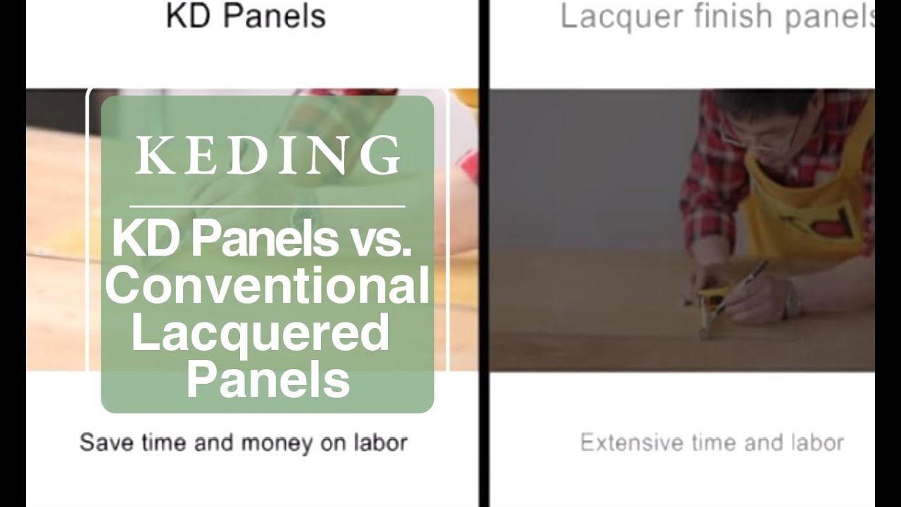 KD Panels vs. Conventional Lacquered Panels - YouTube
