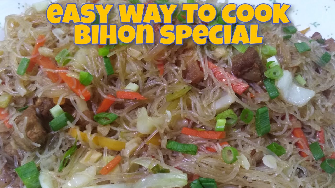 HOW TO COOK BIHON - YouTube