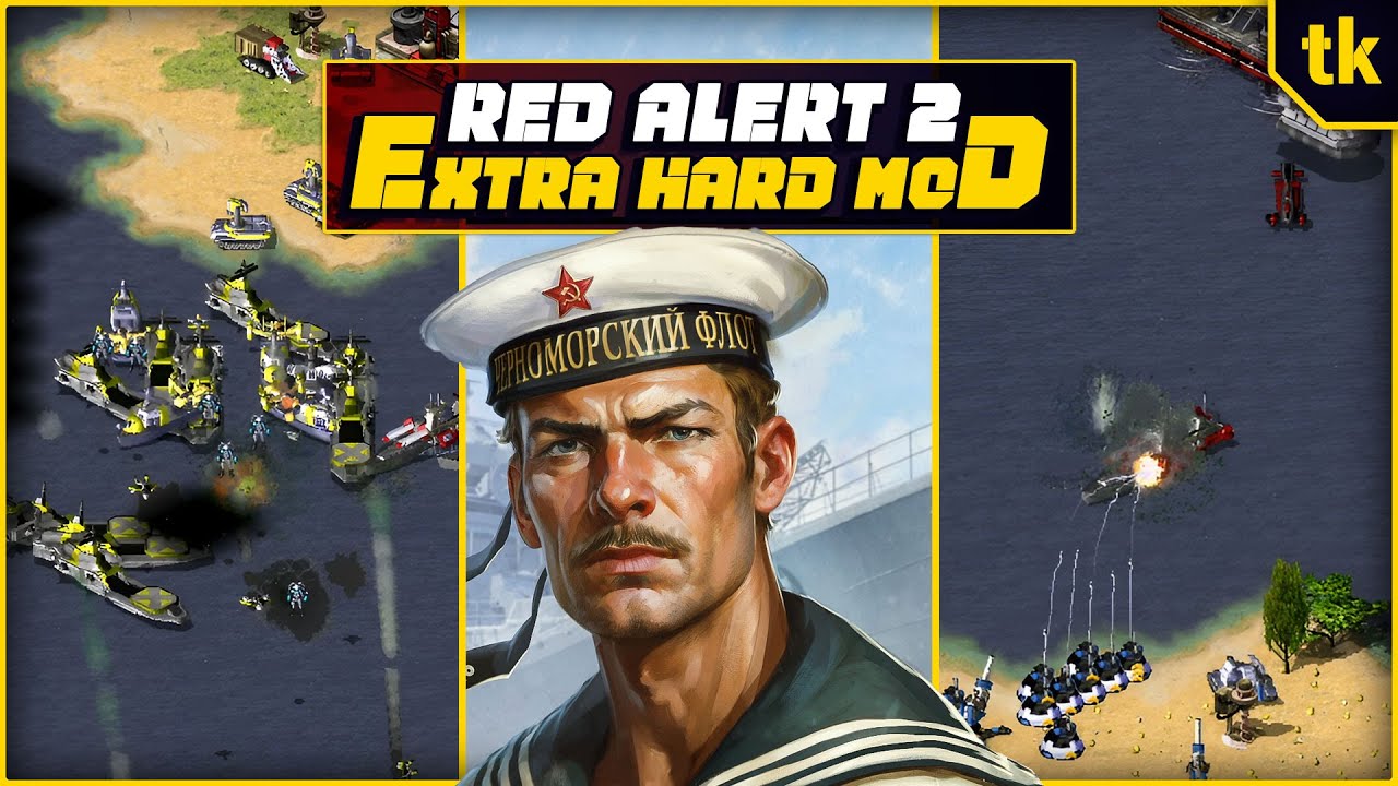 Red Alert 2 | Look at all that navy of 7 Brutal Ai - YouTube