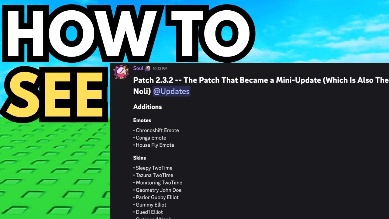 How To See Update Log In Forsaken On Roblox - YouTube