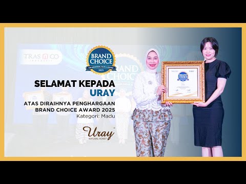 URAY Raih Brand Choice Award 2025: Madu Murni Berkualitas dengan Ribuan Ulasan Positif!