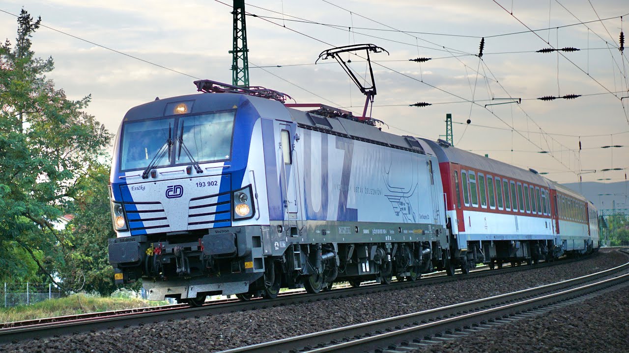 Vonatfotózás 2. rész: a záridő, KISS-ek, és CD "VUZ" Vectron - YouTube