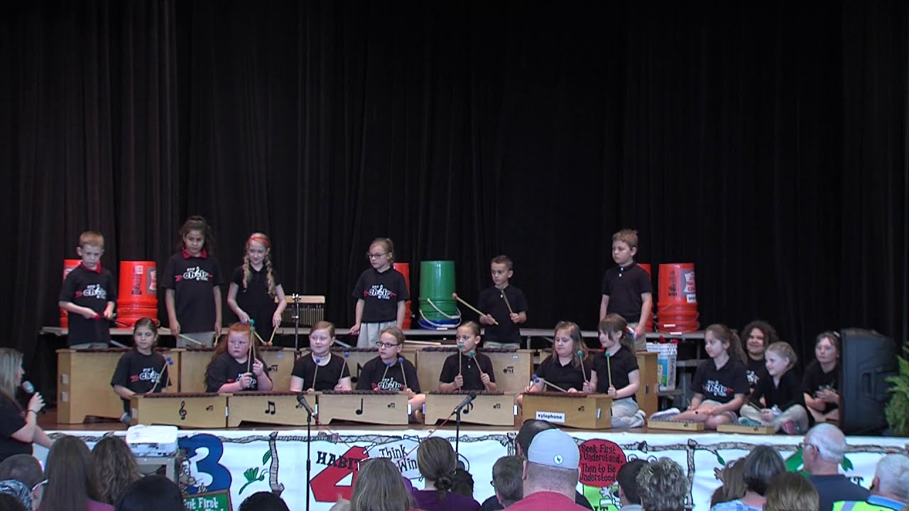 Riley Red & Black Rhythmics & Pep Tribe Choir Spring Recital 2019 - YouTube