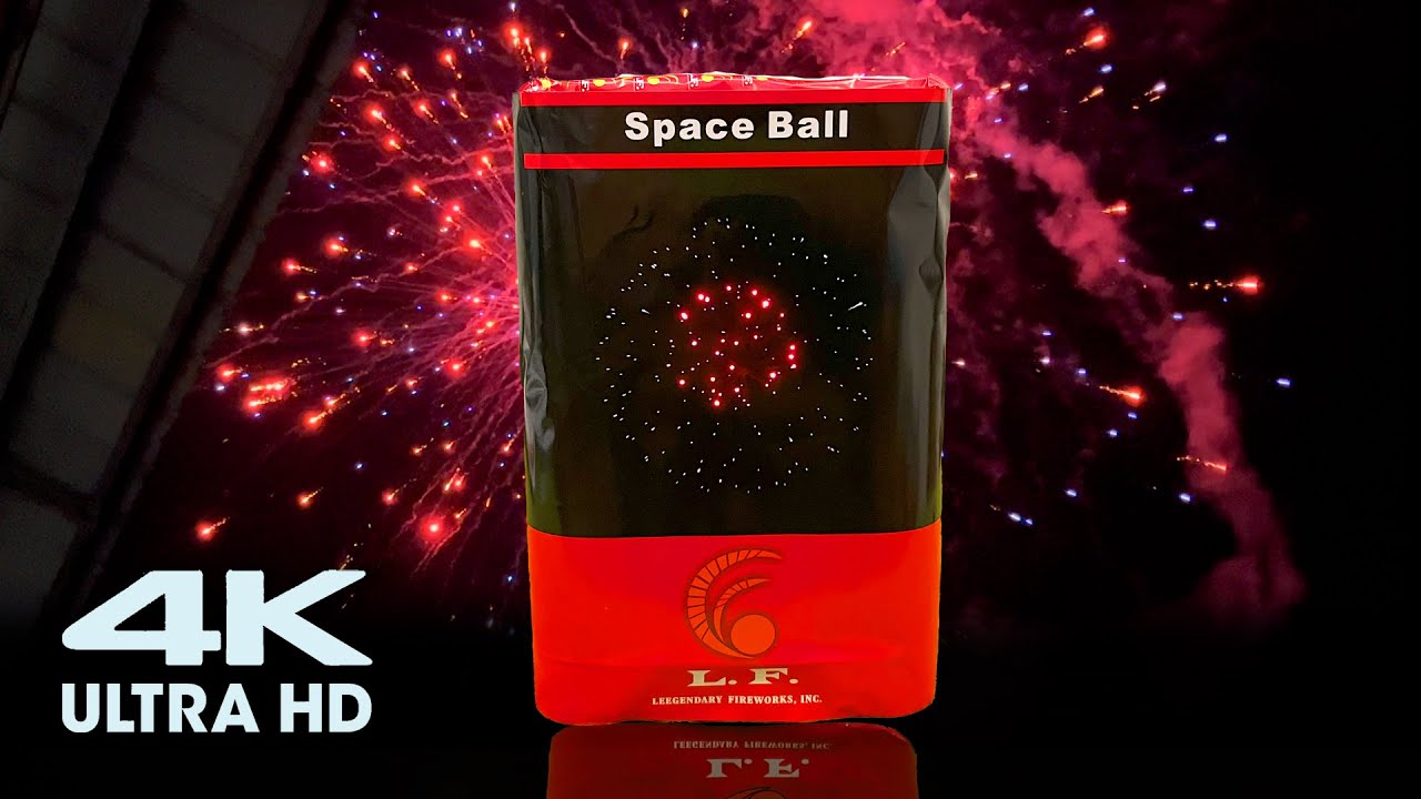 2 inch canister shells 16 shots “SPACEBALL” by LF Fireworks - YouTube