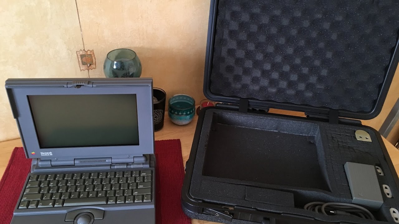 Apple Macintosh PowerBook 180 unboxing - YouTube