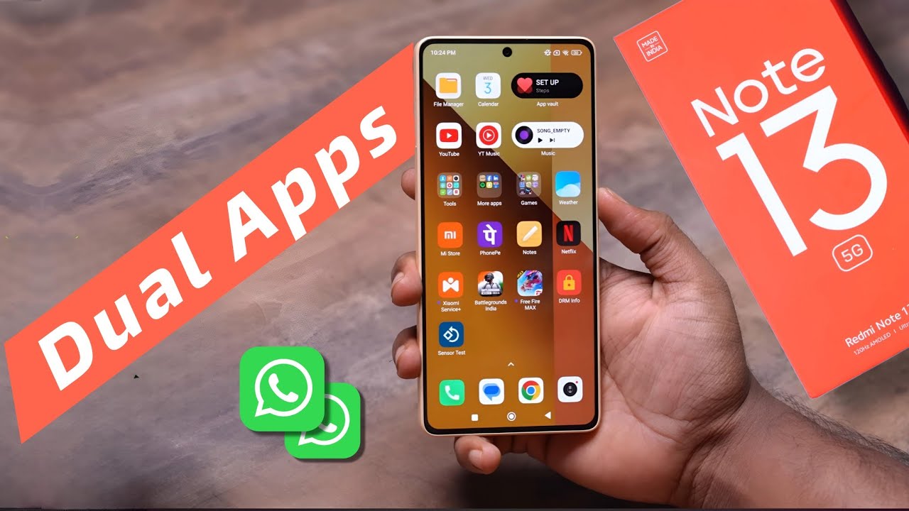 How to Dual Apps in Redmi Note 13 | Setup Redmi Note 13 5g Dual App ...